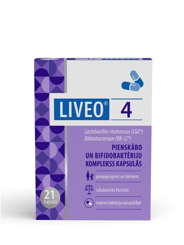 LIVEO 4, 21 kapsulas - InternetAptieka.lv