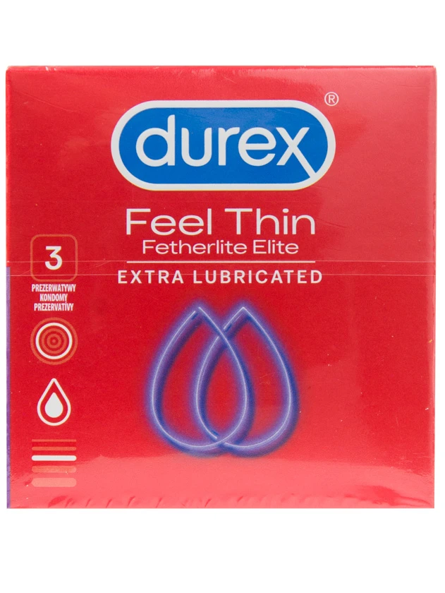 DUREX prezervatīvi Elite, 3 gb. - InternetAptieka.lv