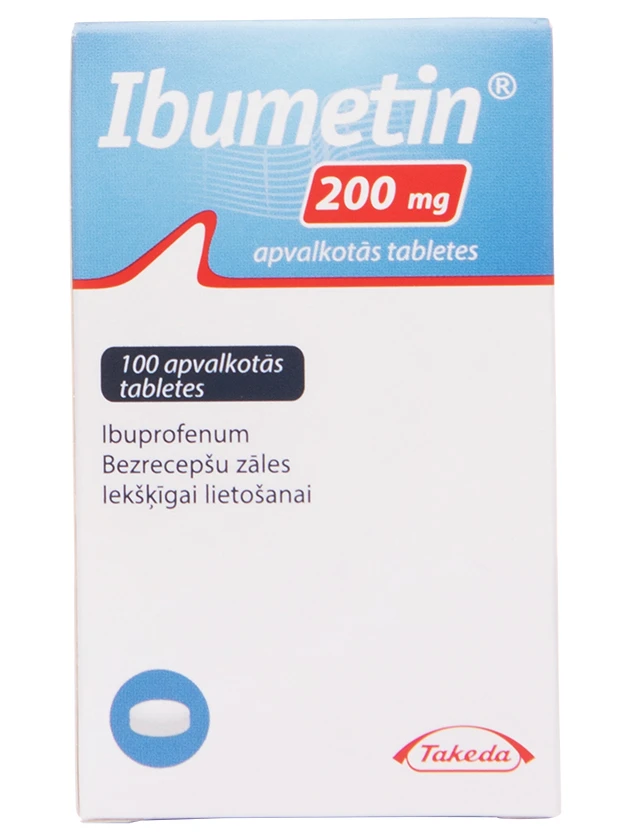 Ibumetin 200 mg, 100 tabletes - InternetAptieka.lv