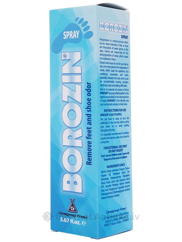 Borozin aerosols, 150 ml - InternetAptieka.lv