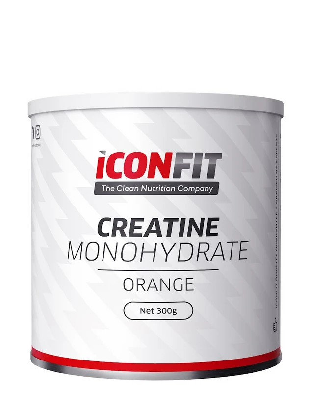 ICONFIT Micronised Creatine Monohydrate - Orange, 300 g
