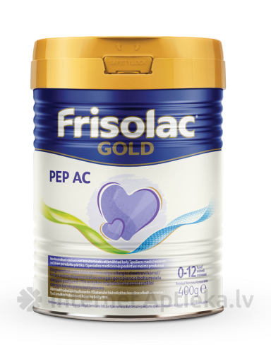 Friso Frisolac Gold Pep AC piena maisījums 0m+, 400 g