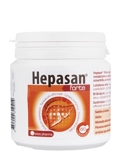 Hepasan Forte, 60 kapsulas - InternetAptieka.lv