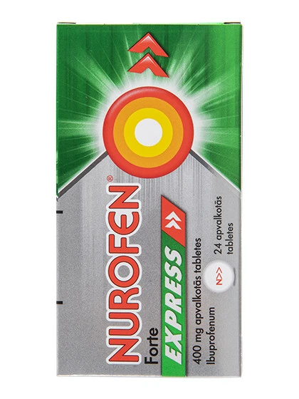 Nurofen Forte Express 400, 24 tabletes - InternetAptieka.lv