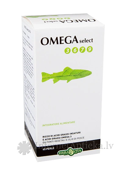 Omega Select 3-6-7-9, 45 капсул - InternetAptieka.lv