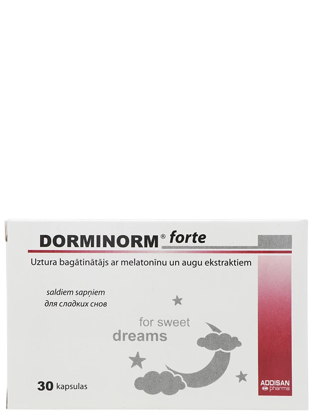 Dorminorm Forte, 30 kapsulas - InternetAptieka.lv