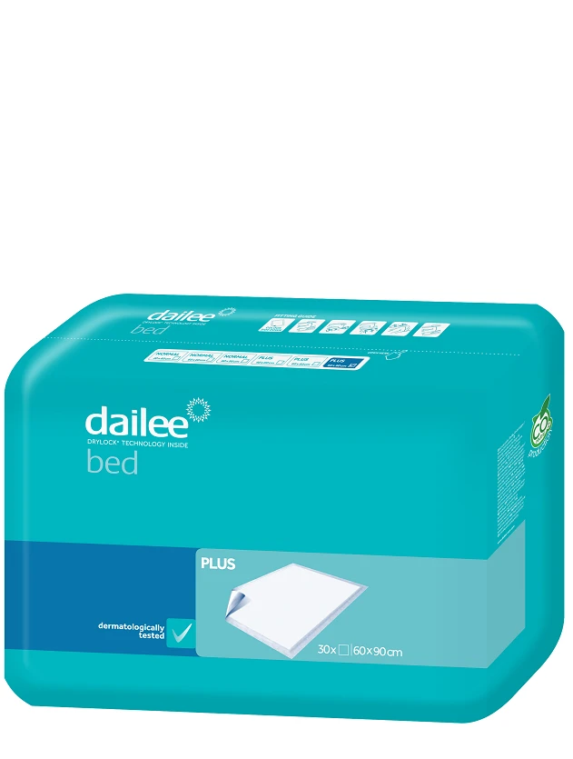 Dailee Bed Plus paladziņi 60x90 cm, 30 gb. - InternetAptieka.lv