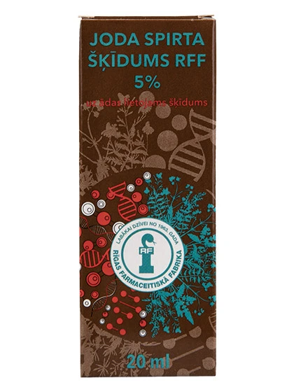 Joda spirta šķīdums, 20 ml - InternetAptieka.lv