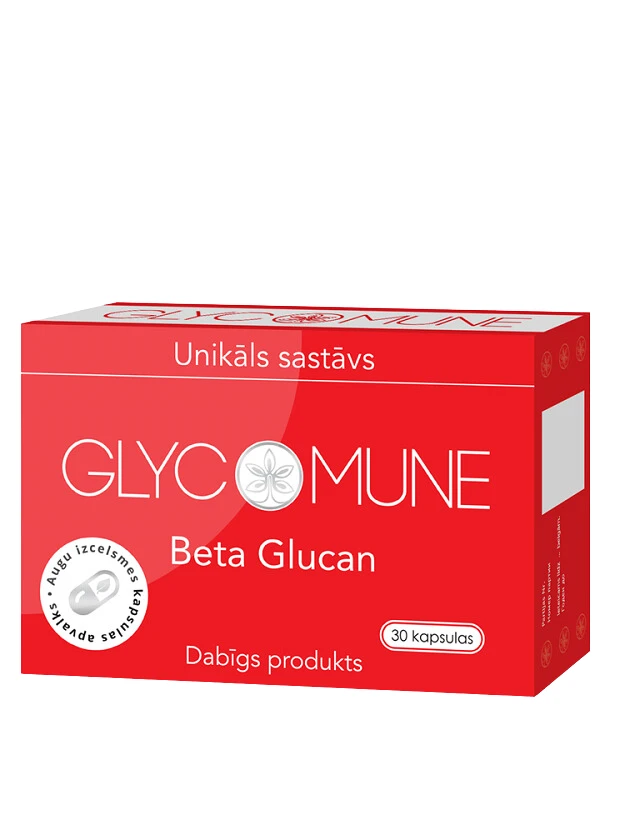 Glycomune Beta Glucan, 30 kapsulas - InternetAptieka.lv