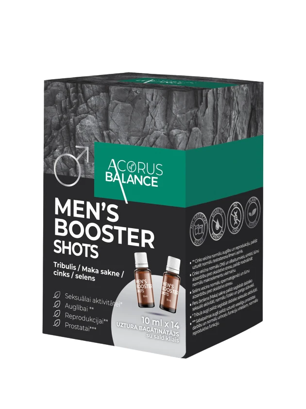 Acorus Balance Men's booster shots ampulas vīriešiem, 14*10 ml
