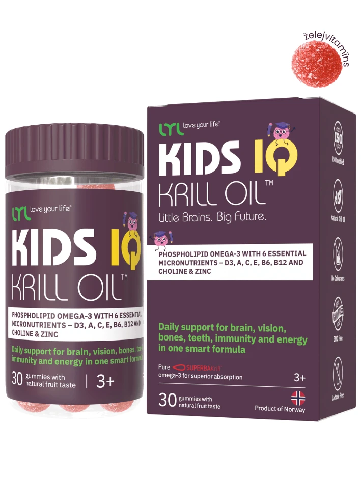 LYL Krill Oil KID, 30 želeekarud - InternetAptieka.lv