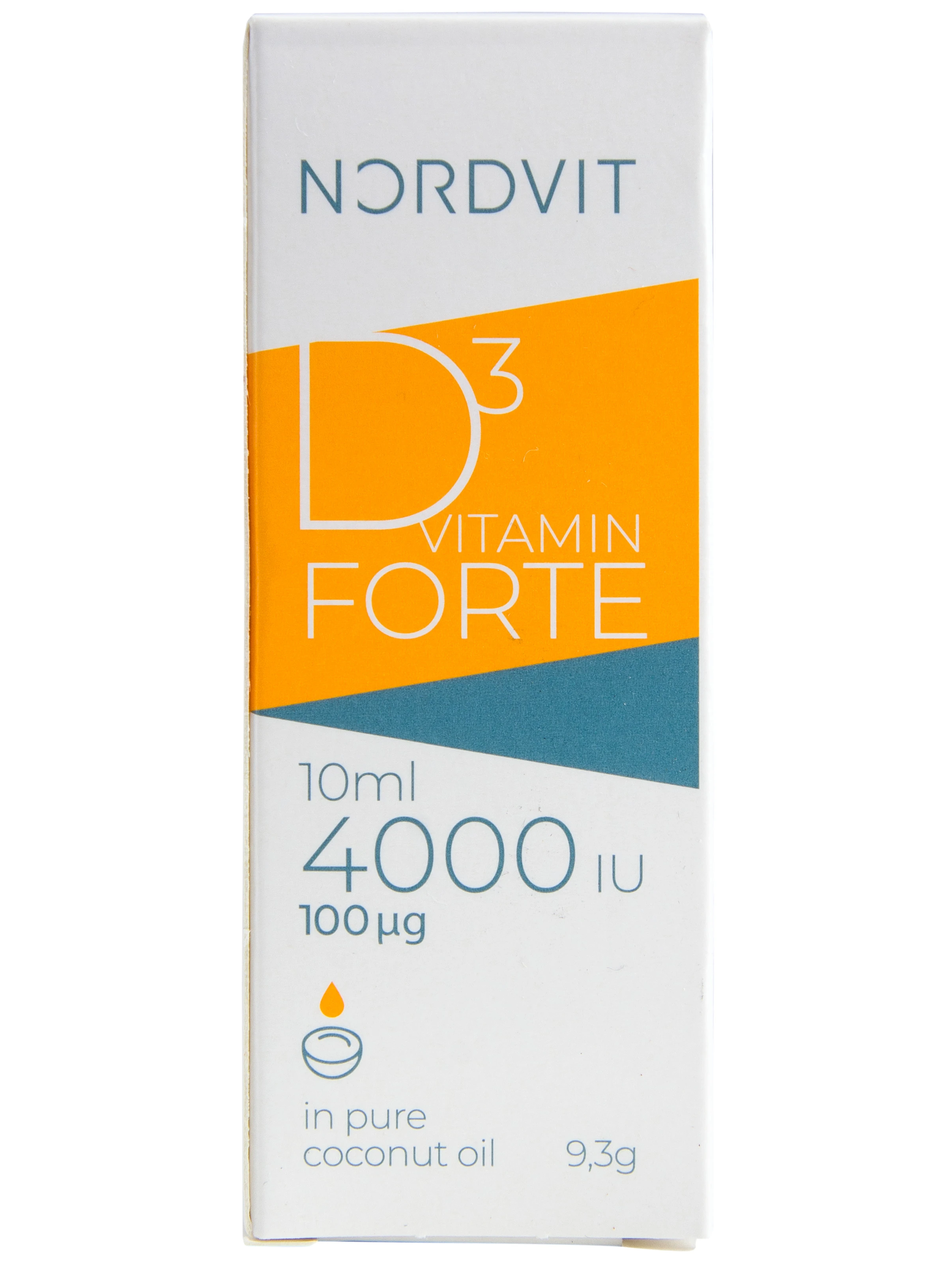Nordvit D3 Vitamin Forte 4000 IU, 10 ml - InternetAptieka.lv