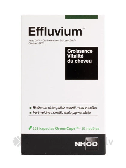 Effluvium matu veselībai, 168 kapsulas - InternetAptieka.lv