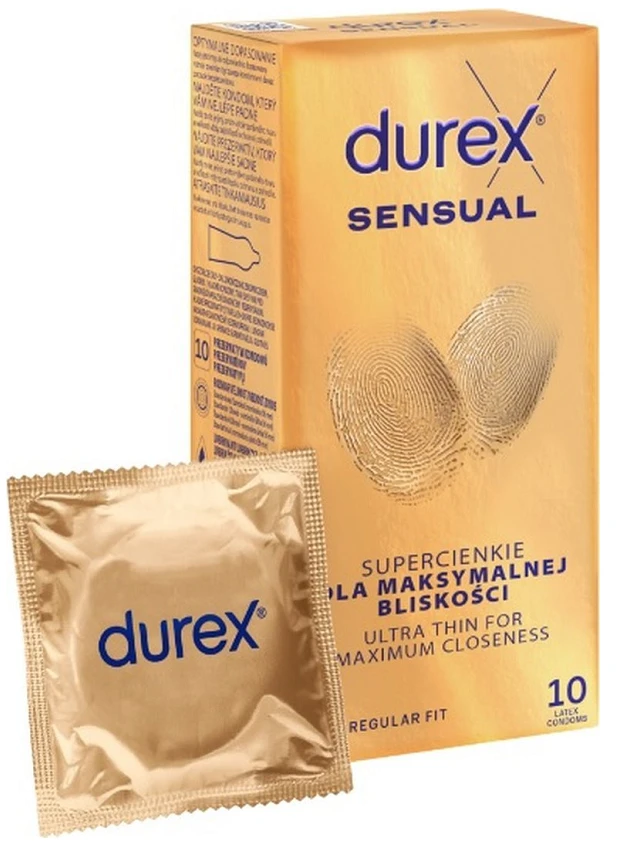 Durex Sensual kondoomid , 10 tk. - InternetAptieka.lv