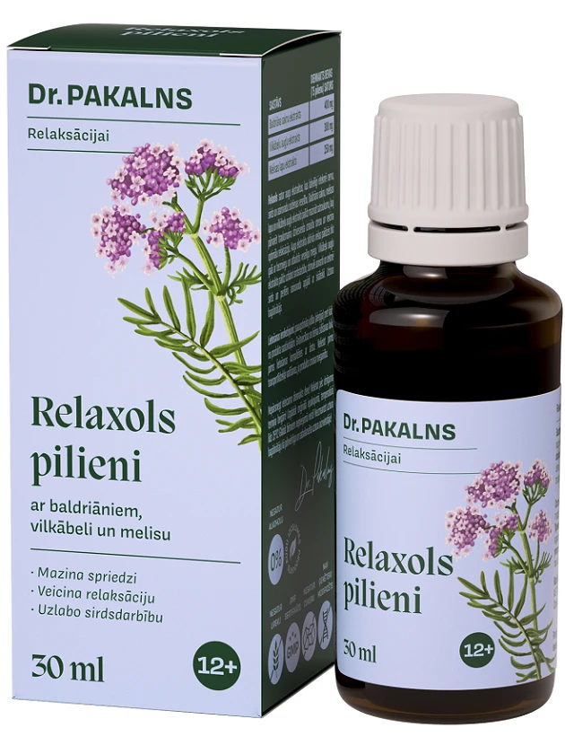 Dr.Pakalns Relaxols, 30 ml - InternetAptieka.lv