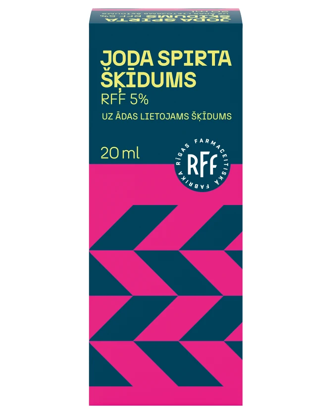 Joda spirta šķīdums, 20 ml - InternetAptieka.lv
