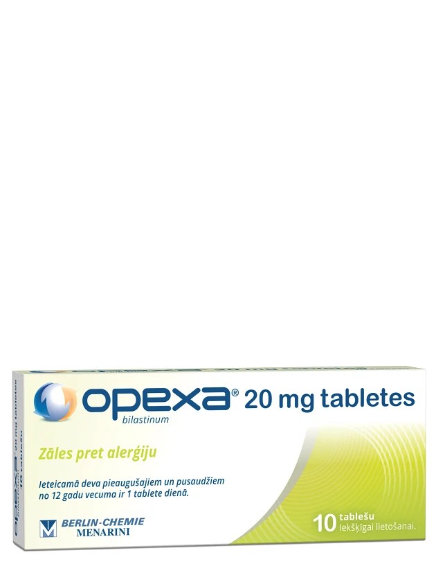 Opexa 20mg, 10 tabletes - InternetAptieka.lv