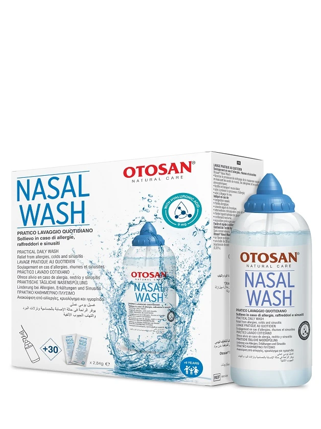 Otosan Nasal Wash Kit komplekts deguna dobuma skalošanai