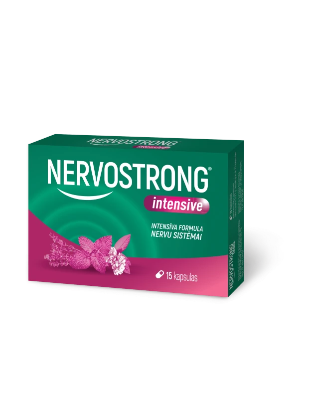 Nervostrong INTENSIVE, 15 kapsulas - InternetAptieka.lv