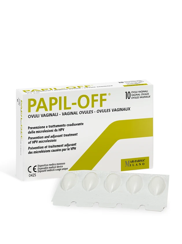 PAPIL OFF vaginālās sveces, 10 gb. - InternetAptieka.lv