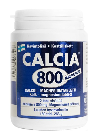 Calcia 800, 180 tabletes - InternetAptieka.lv