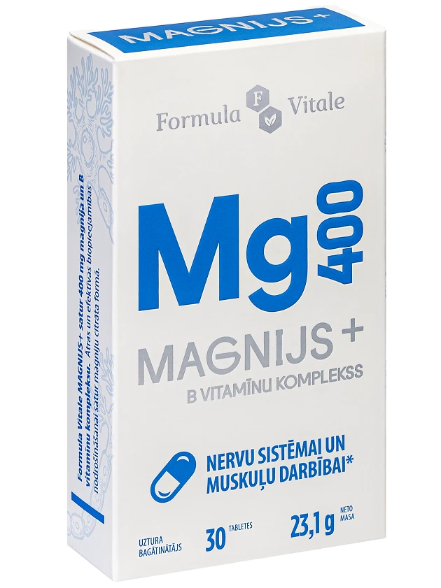 Formula Vitale Magnijs+ 400 mg - InternetAptieka.lv