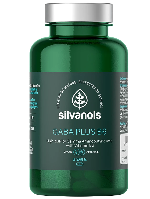 Silvanols Gaba plus B, 60 kapsulas - InternetAptieka.lv