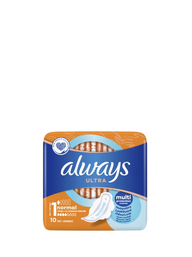 Always Ultra Normal Plus higiēniskās paketes, 10 gb