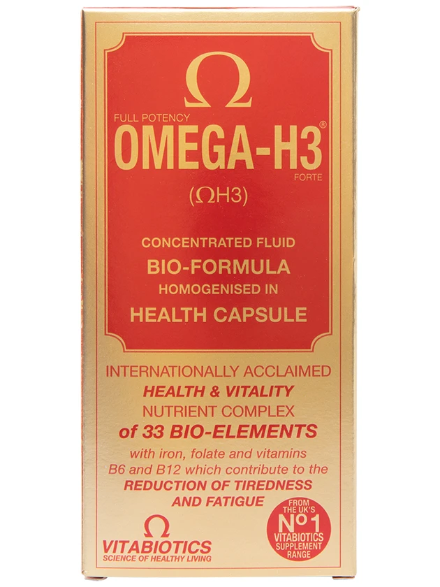 Vitabiotics Omega-H3, 30 kapsulas - InternetAptieka.lv