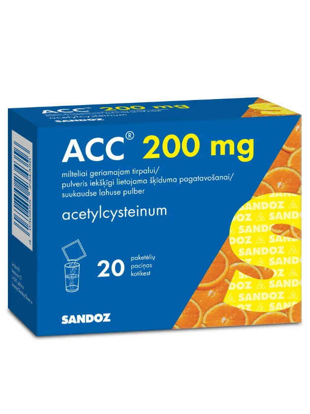 ACC 200 pulveris, 20 paciņas - InternetAptieka.lv