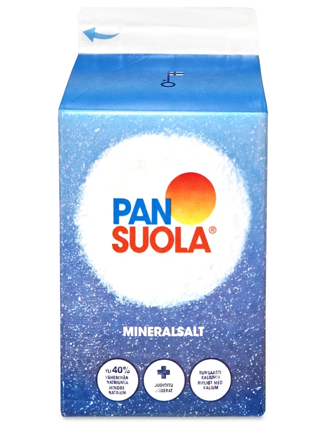 PanSalt mineralizētais galda sāls ar jodu, 450 g