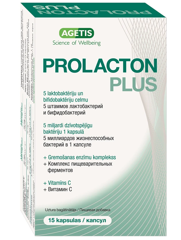 Prolacton Plus, 15 kapsulas - InternetAptieka.lv