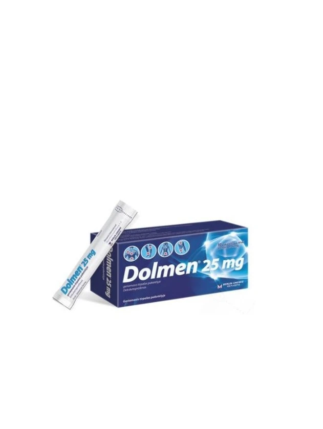 Dolmen 25mg/10ml šķīdums, 10 paciņas - InternetAptieka.lv