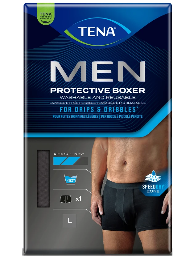 TENA MEN Prot Boxer Black L, 1 tk. - InternetAptieka.lv