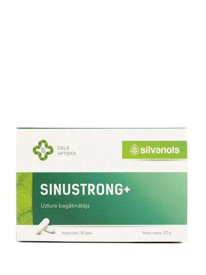 Silvanols Sinustrong plus, 30 kapsulas - InternetAptieka.lv