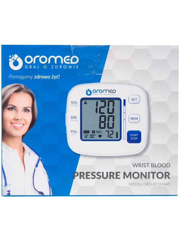 Oromed Tonometrs ORO BP Smart automātiskais apakšdelma, 1 gb