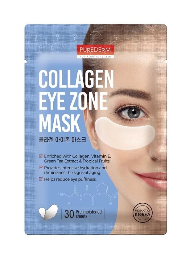 Purederm Maska acu Kolagēna, 30 gb. - InternetAptieka.lv
