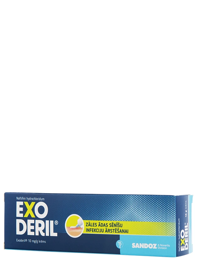 Exoderil 1% krēms, 15 g - InternetAptieka.lv