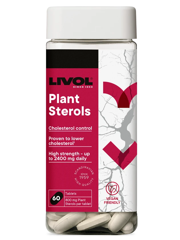 LIVOL Plant Sterols tabletes, 60 tk. - InternetAptieka.lv