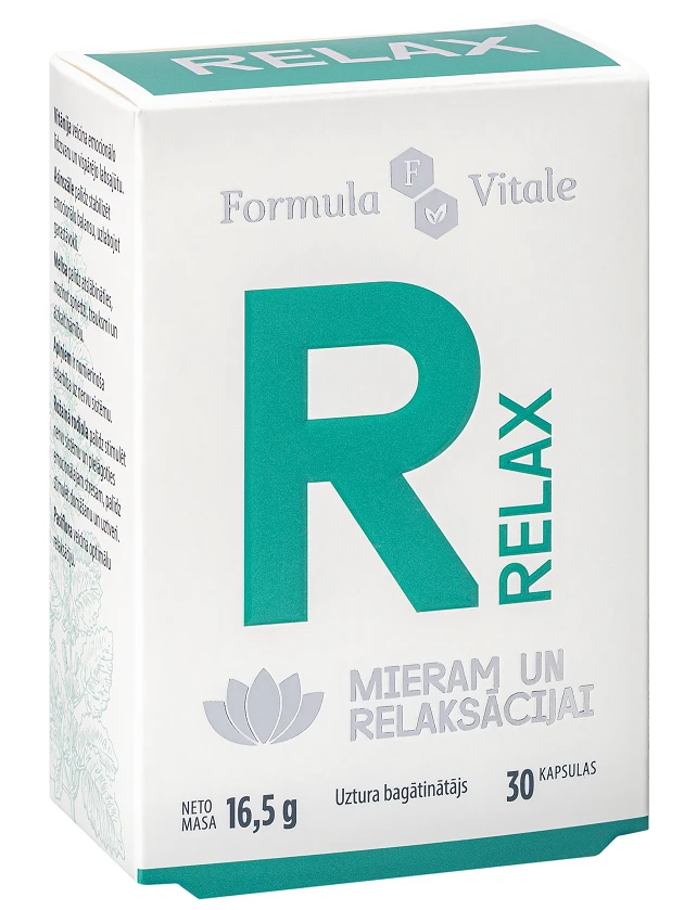 Formula Vitale Relax, 30 kapsulas - InternetAptieka.lv