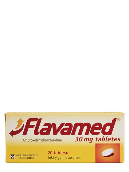 Flavamed 30 mg, 20 tabletes - InternetAptieka.lv