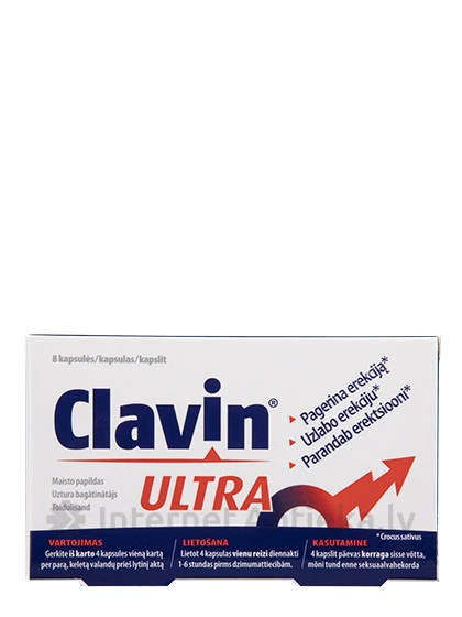 Clavin Ultra, 8 kapsulas - InternetAptieka.lv