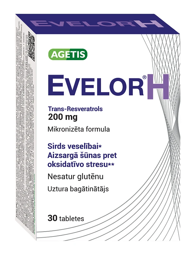 Evelor H 200 mg, 30 tabletes - InternetAptieka.lv