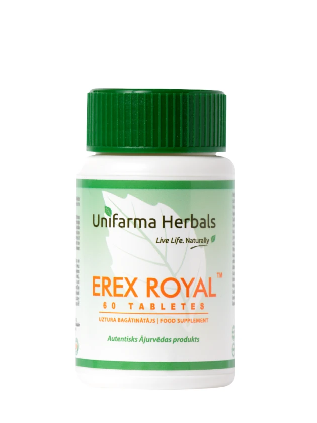 Unifarma Herbals Erex Royal tabletes - InternetAptieka.lv