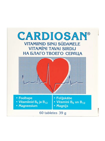 Cardiosan, 60 tabletes - InternetAptieka.lv