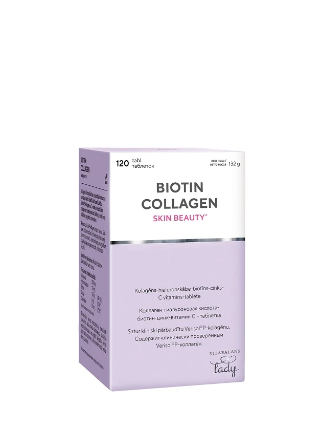 BIOTIN COLLAGEN SKIN BEAUTY, 120 tabl. - InternetAptieka.lv