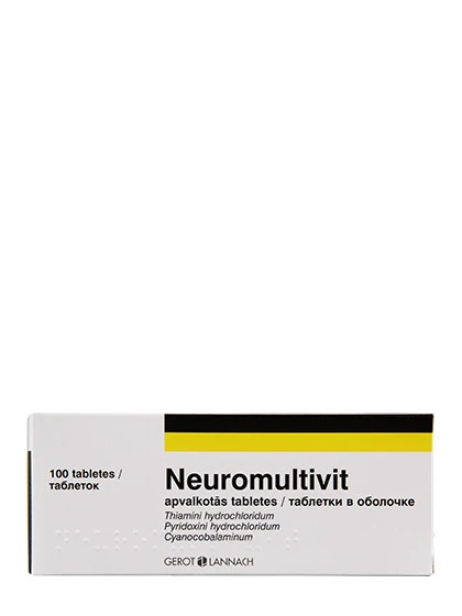 Neuromultivit, 100 tabletes - InternetAptieka.lv