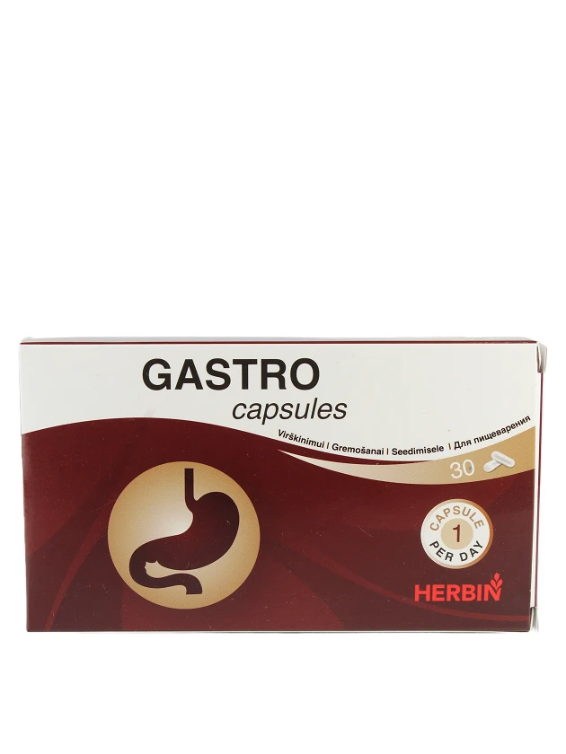 GASTRO, 30 kapsulas - InternetAptieka.lv