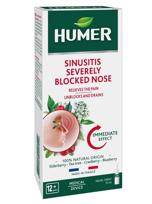 Humer Sinusīts aerosols, 15 ml - InternetAptieka.lv
