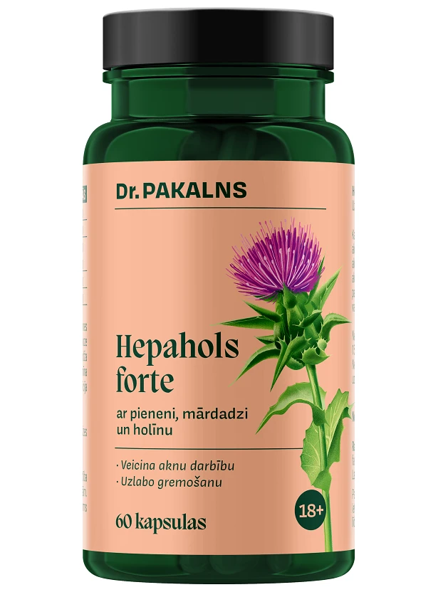 Dr.Pakalns Hepahols forte kapsulas, 60 gb. - InternetAptieka.lv